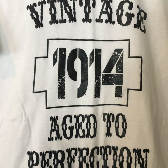 Shirts | Cool White Vintage 1914 Tee Shirt Brand New | Poshmark